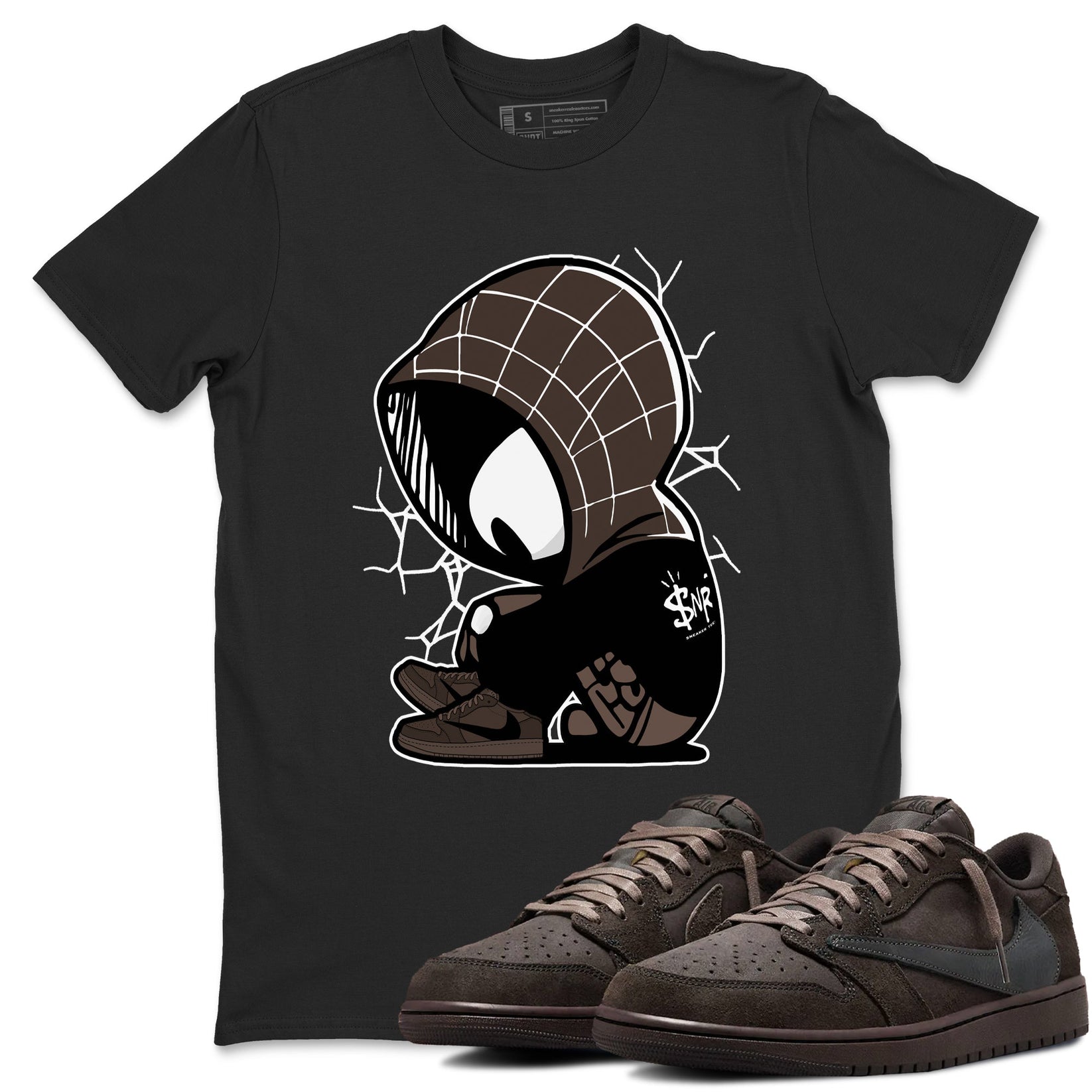 Air Jordan 1 Travis Scott Velvet Brown | Baby Spider Unisex Shirt ...