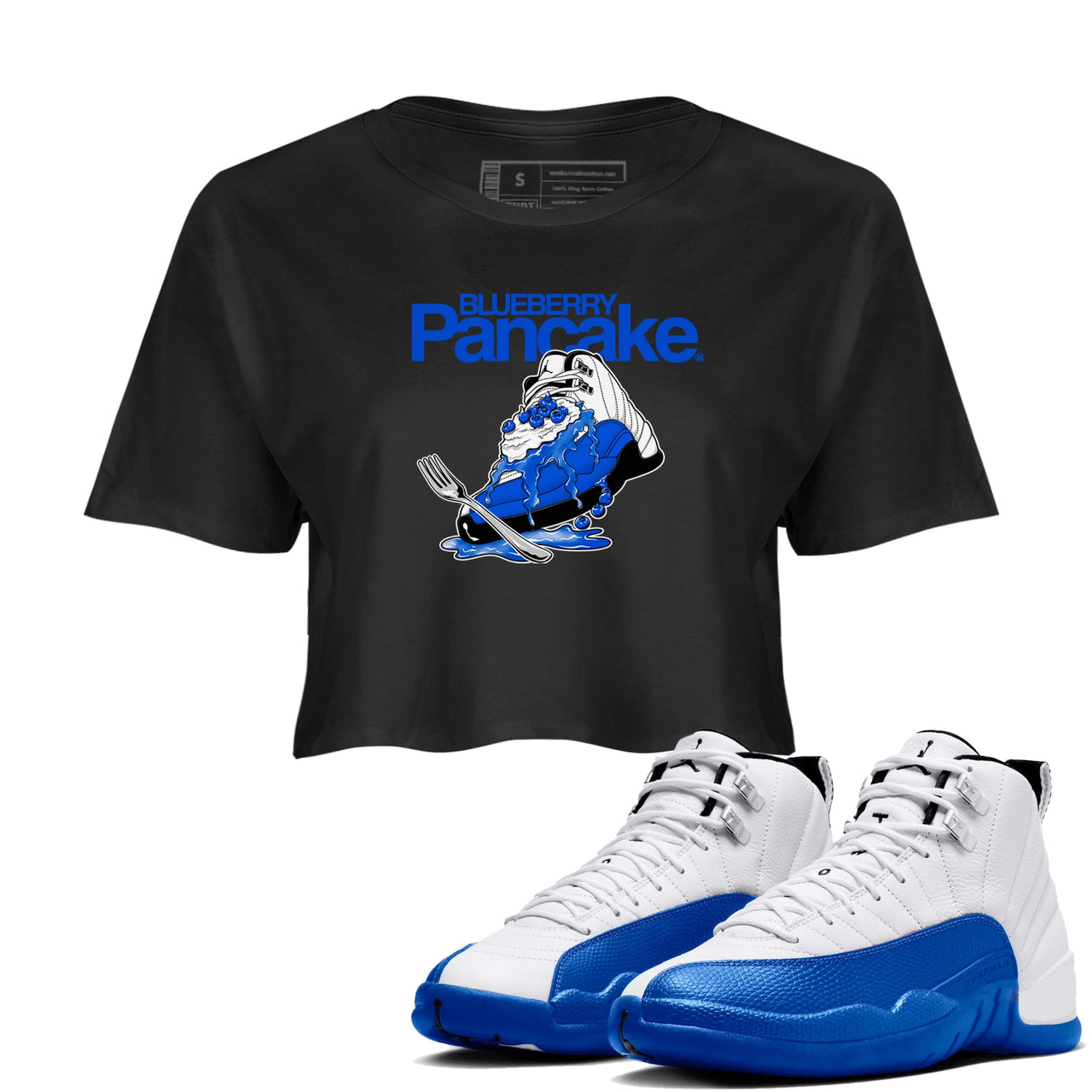 Blueberry Pancake SNRT Sneaker Women's Top - Air Jordan 12 Blueberry ...