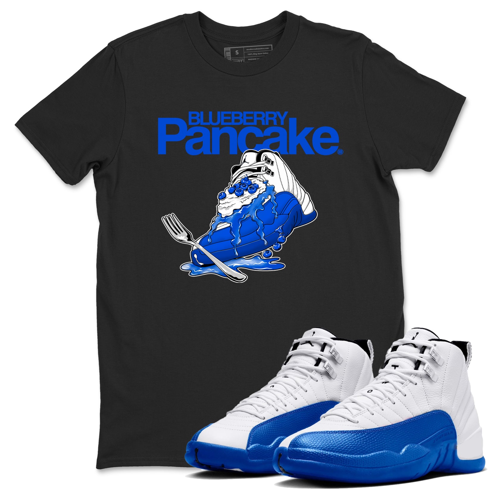 Air Jordan 12 Blueberry | Blueberry Pancake Crew Neck Shirt | SNRT ...