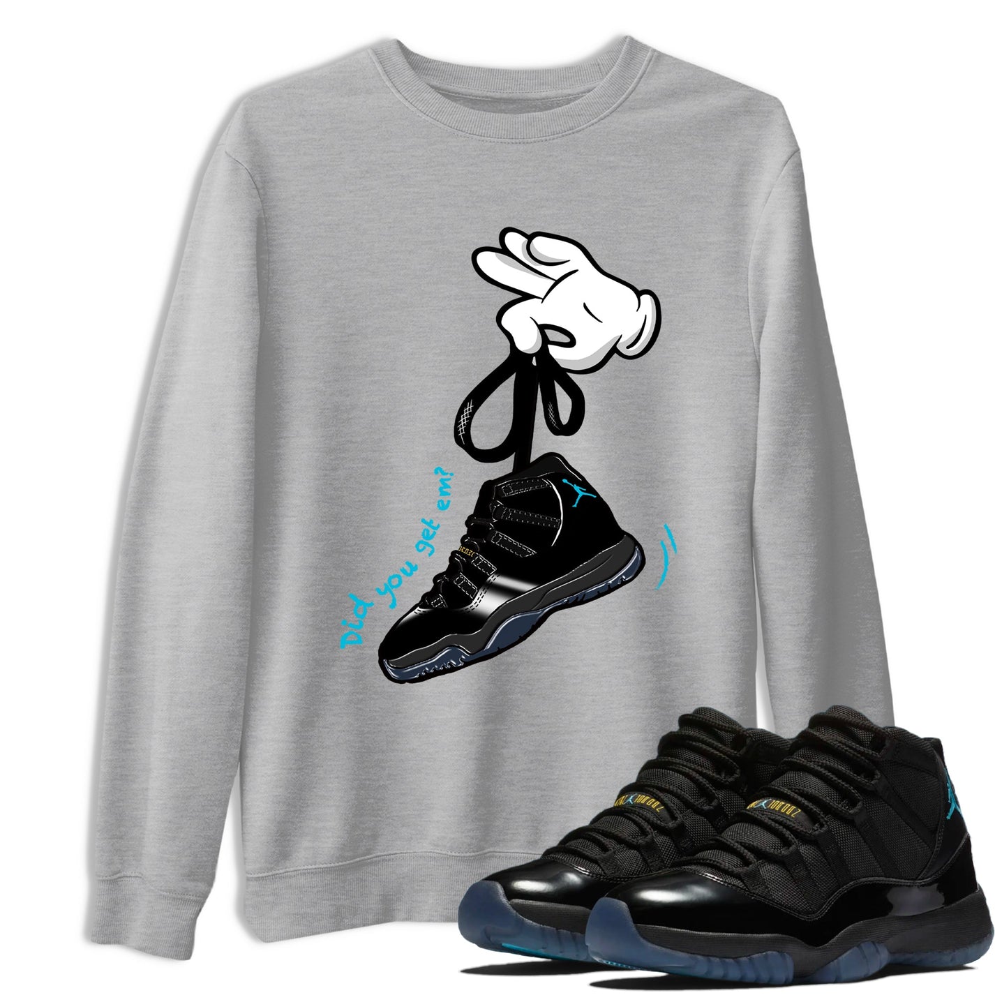 Air Jordan 11 Gamma | Cartoon Hands Unisex Graphic Top | SNRT Sneaker ...