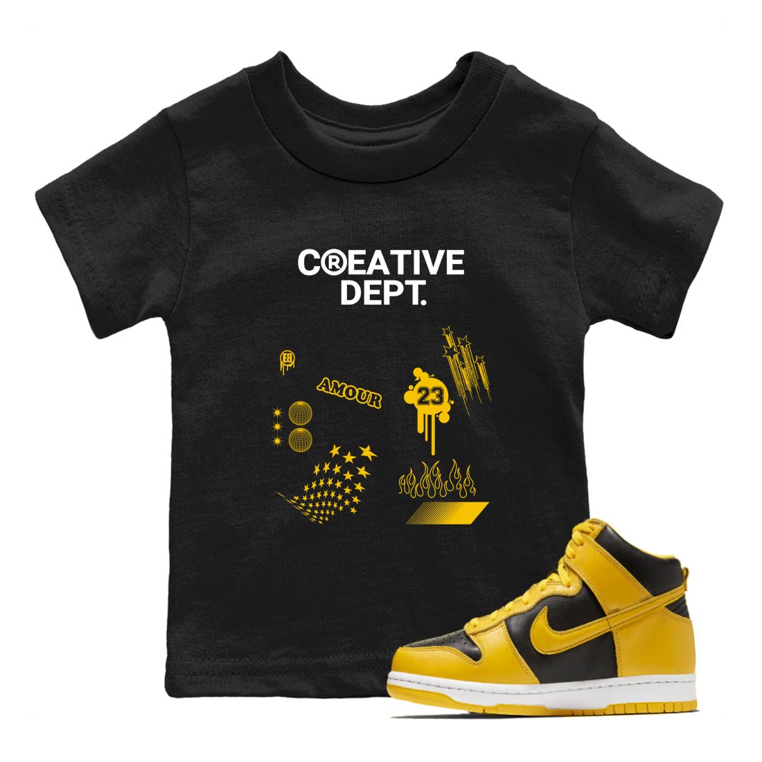 Creative Dept SNRT Sneaker Tees Kids - Dunk High Wu Tang | SNRT Sneaker ...