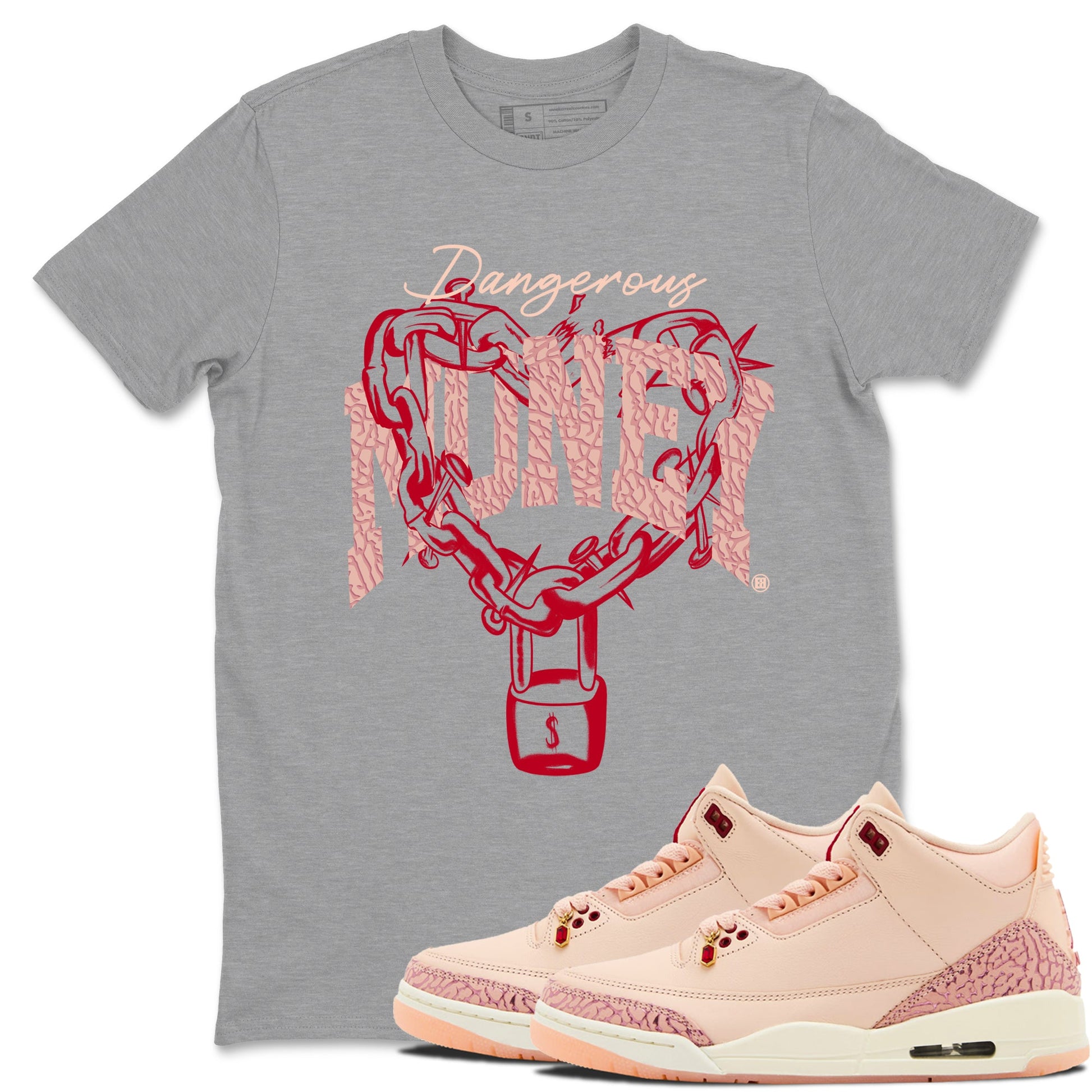 Air Jordan 3 Valentines Day | Dangerous Money Unisex Shirt | SNRT ...