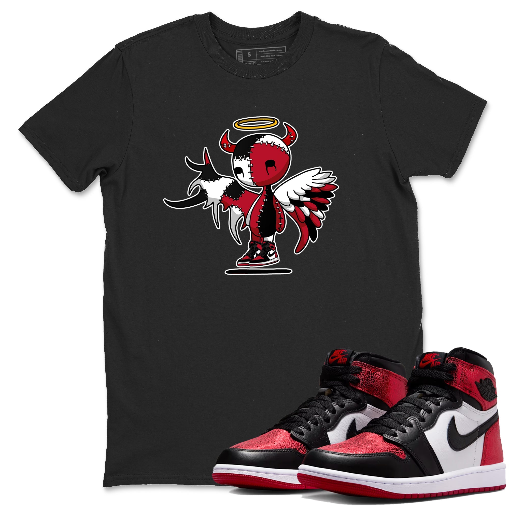 Air Jordan 1 Ruby | Devil Angel Graphic T-Shirt for Sneakerheads| SNRT ...