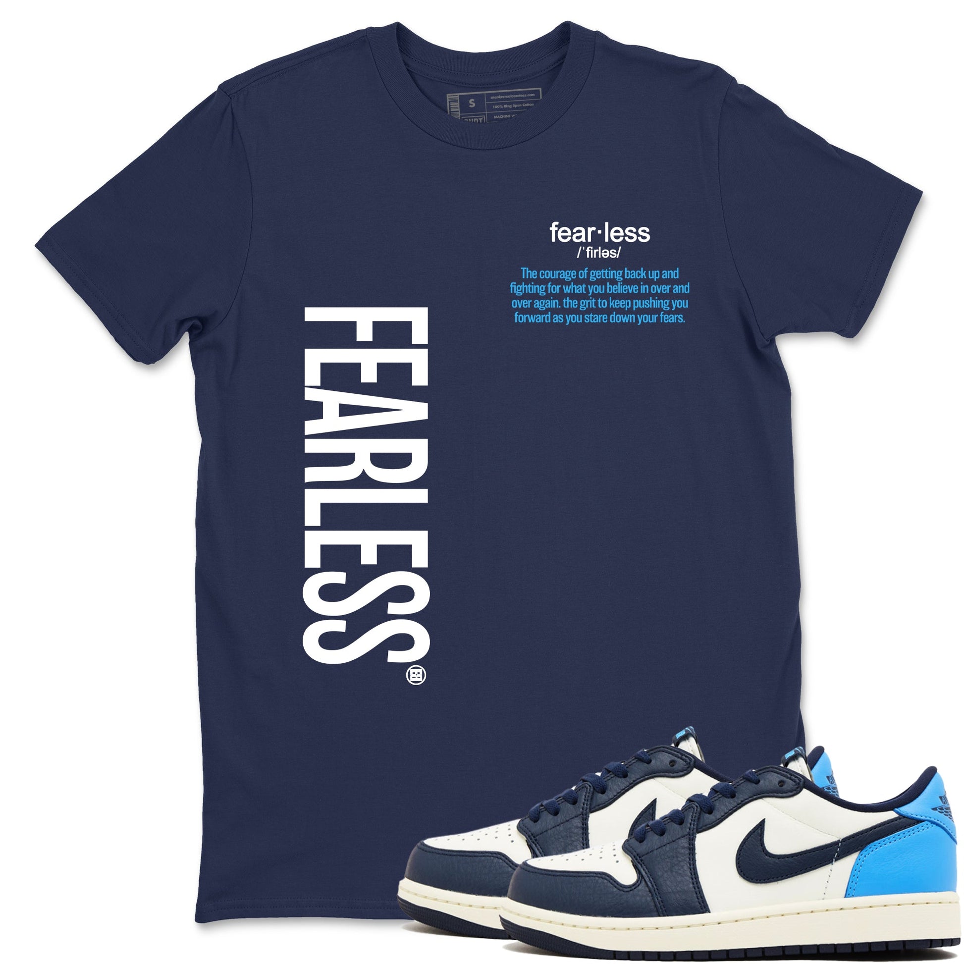 Fearless Definition SNRT Sneaker Tees - Air Jordan 1 Obsidian | SNRT ...