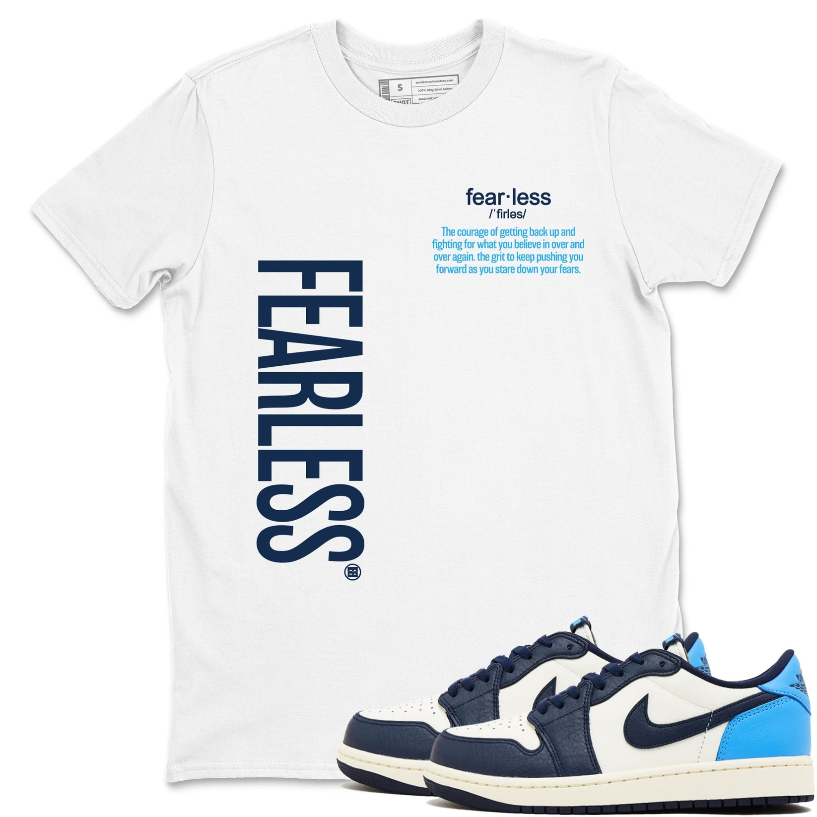Fearless Definition SNRT Sneaker Tees - Air Jordan 1 Obsidian | SNRT ...