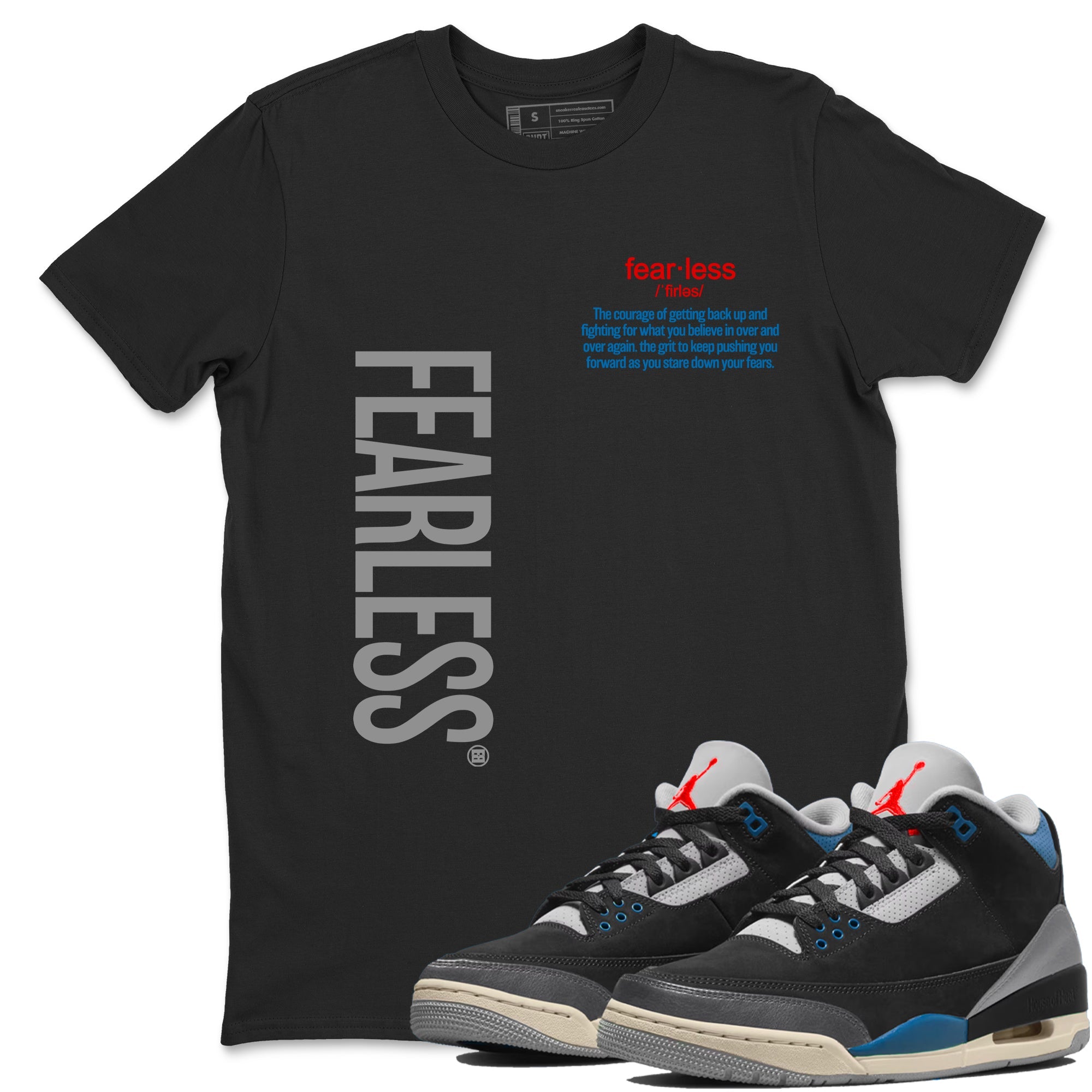 Air Jordan 3 Rare Air | Fearless Definition Graphic T-Shirt for ...