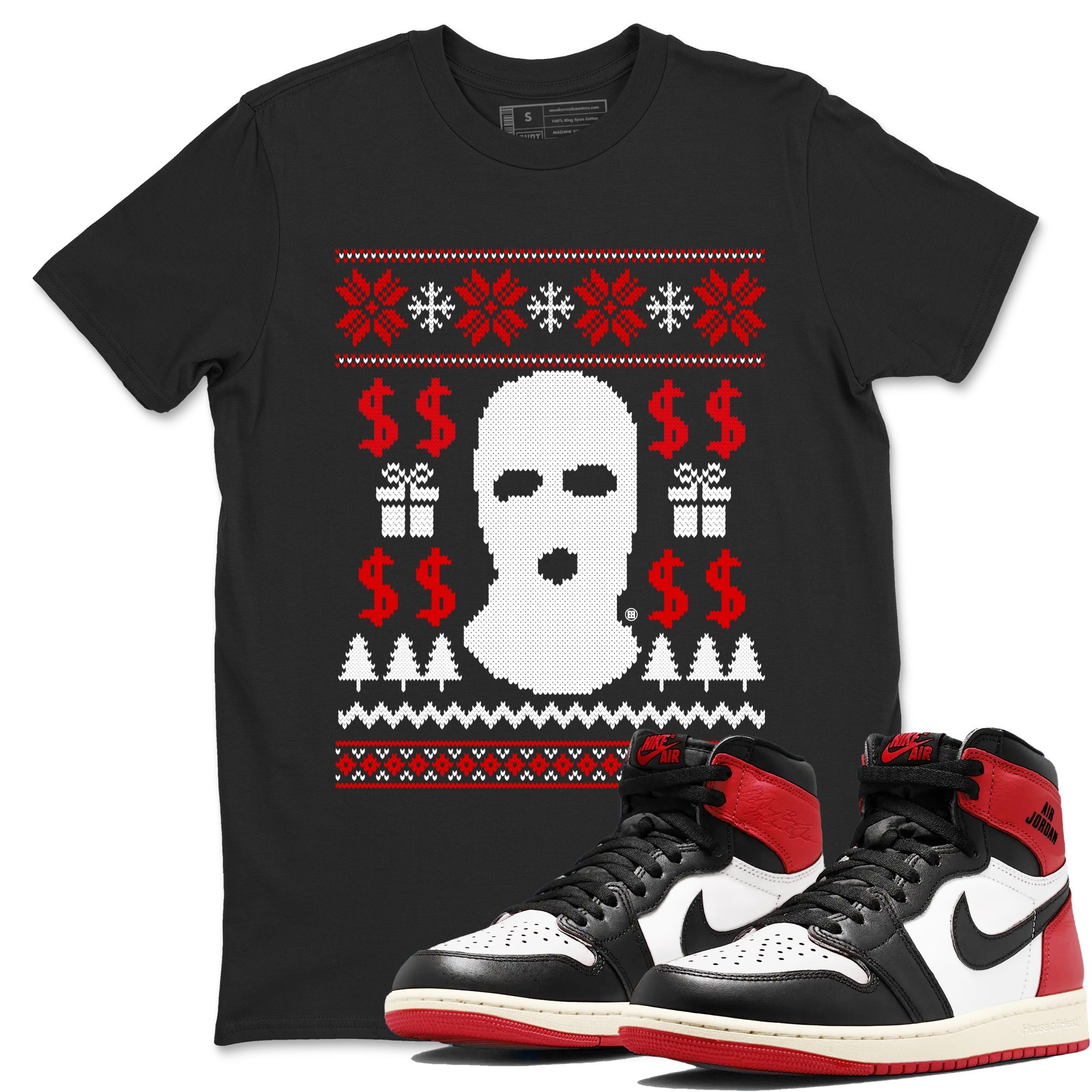 Air Jordan 1 Black Toe Reimagined | Gangster Ugly Sweater Unisex Shirt ...