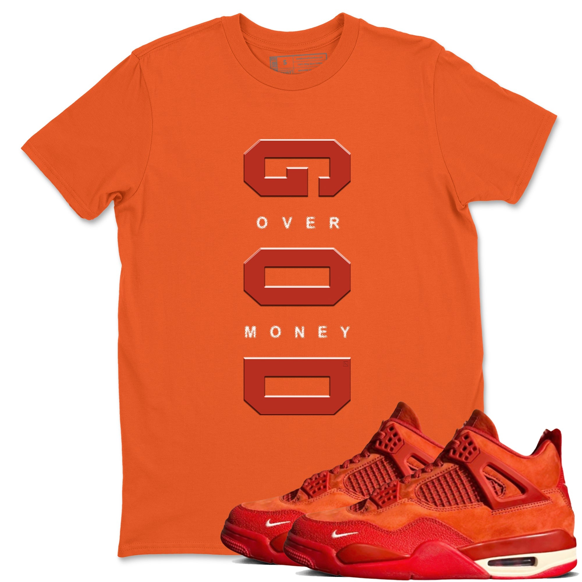 Air Jordan 4 Brick By Brick | God Over Money Unisex Shirt | SNRT ...