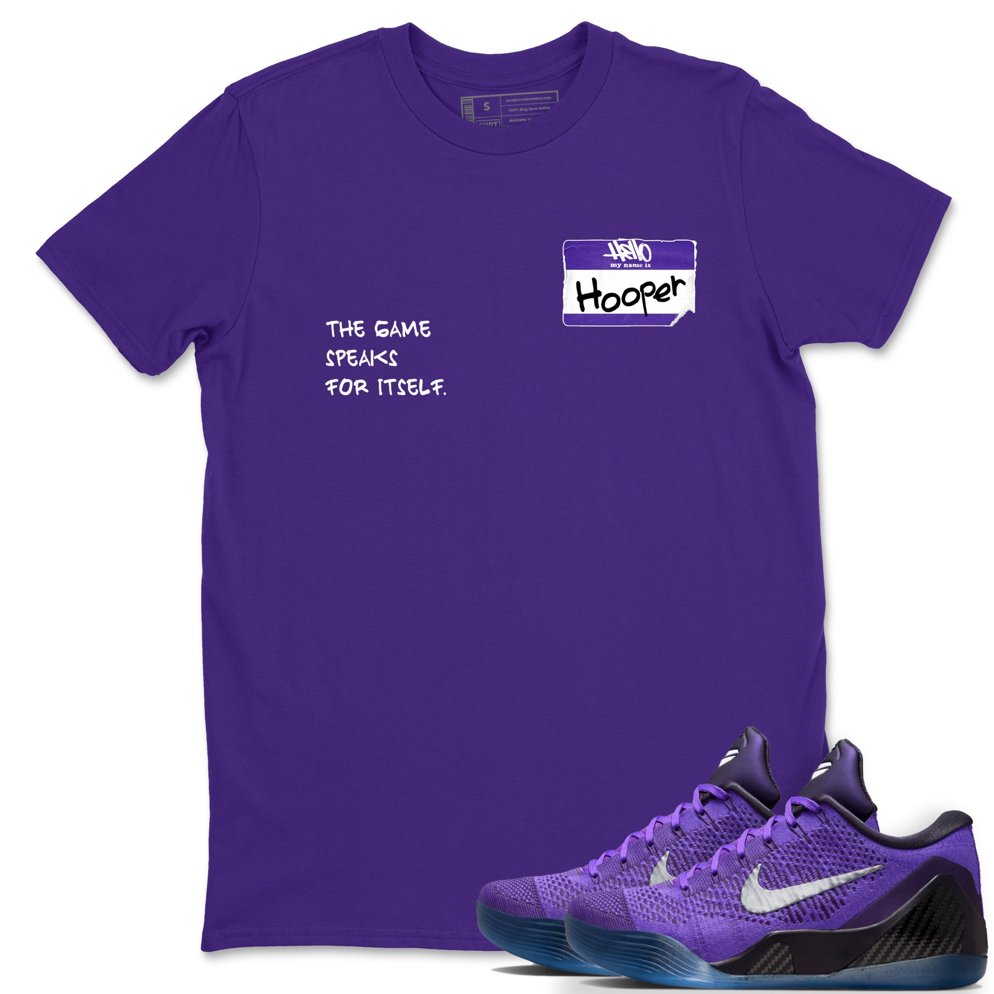 Nike KB 9 Hyper Grape | Hooper Badge Unisex Graphic Tee - SNRT Sneaker ...