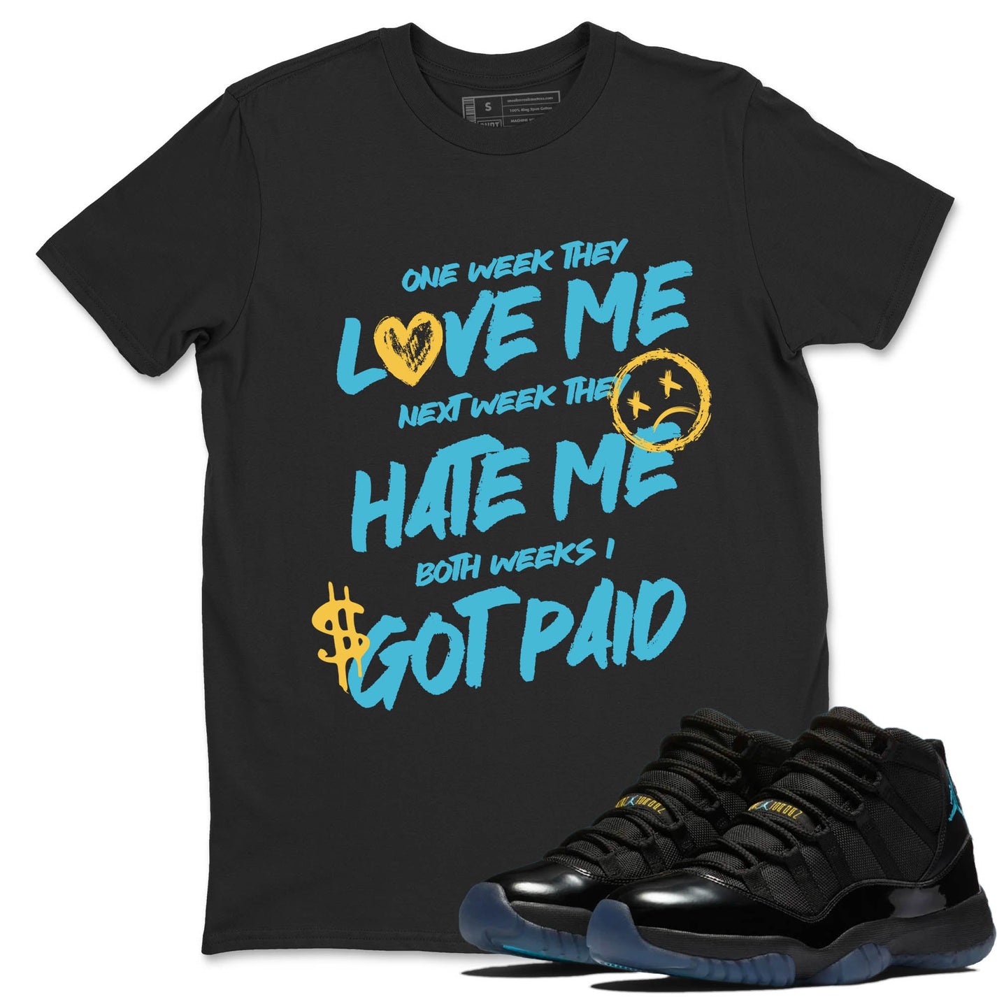 Air Jordan 11 Gamma | I Got Paid Unisex Graphic Top | SNRT Sneaker Tees ...