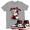 Lucky Charm SNRT Sneaker Tees - Air Jordan 1 Black Toe | SNRT Sneaker T ...