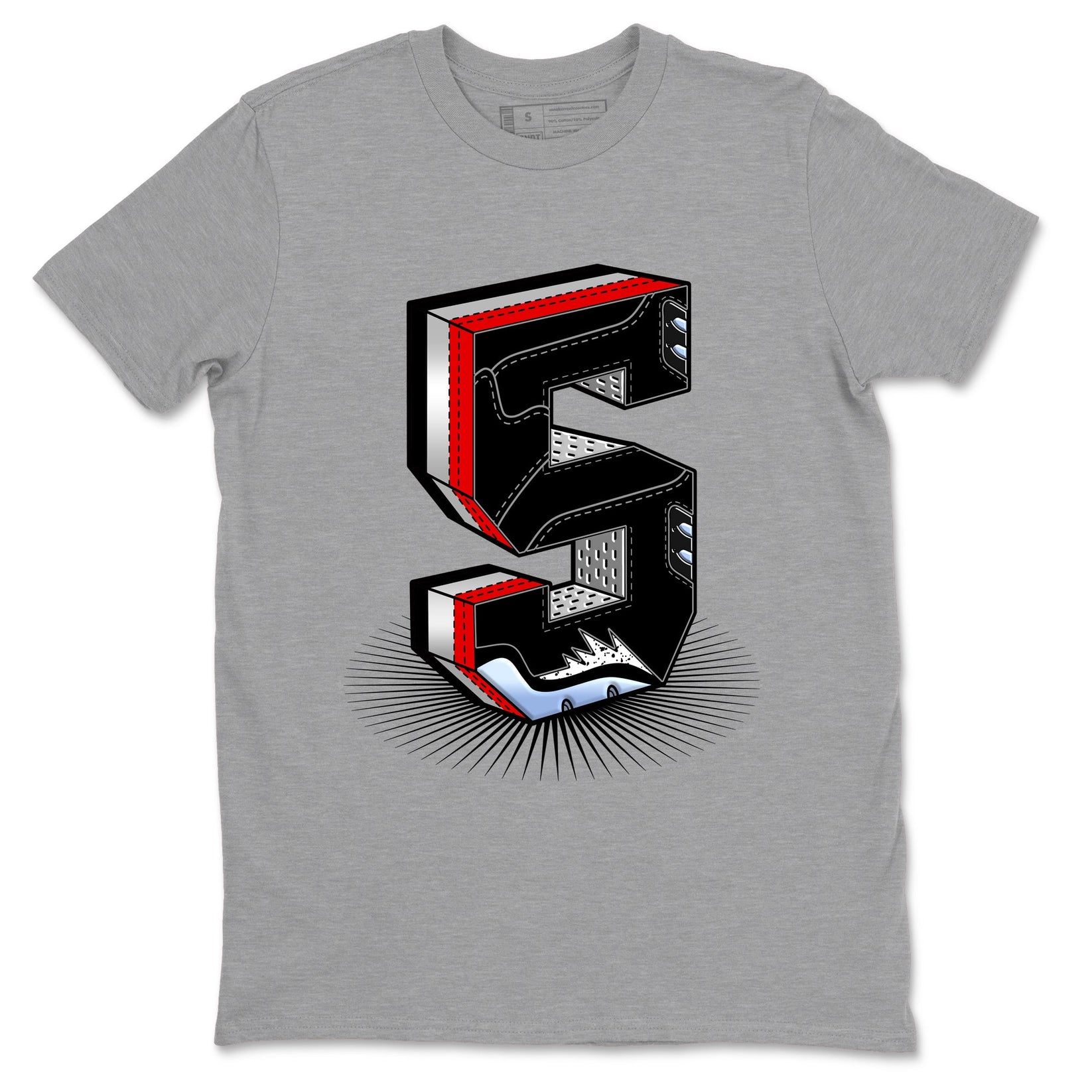 AJ5 Reimagined | Number Statue Graphic Shirt | SNRT Sneaker Tees - SNRT ...
