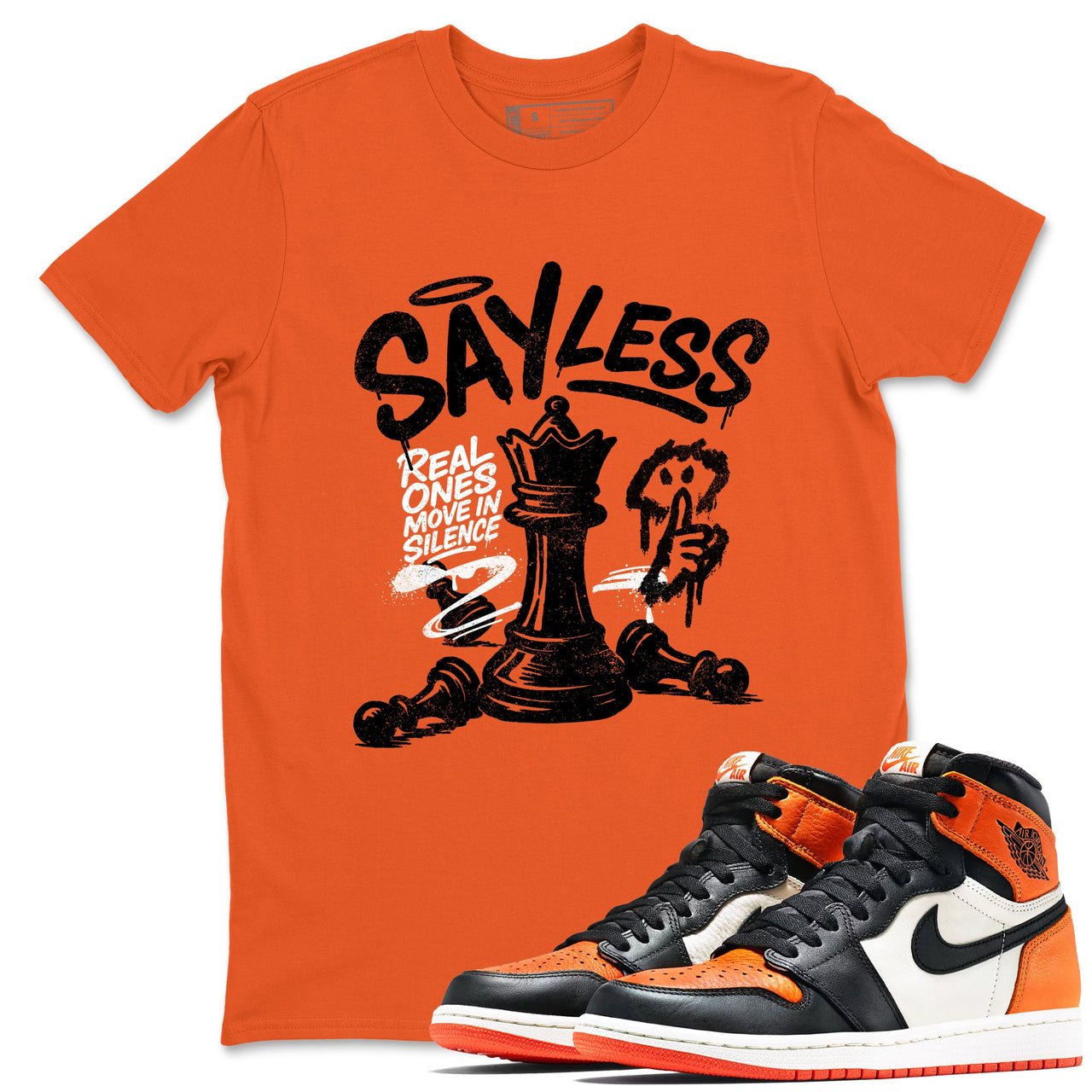 Air Jordan 1 Shattered Backboard | Say Less Graphic Tee for ...