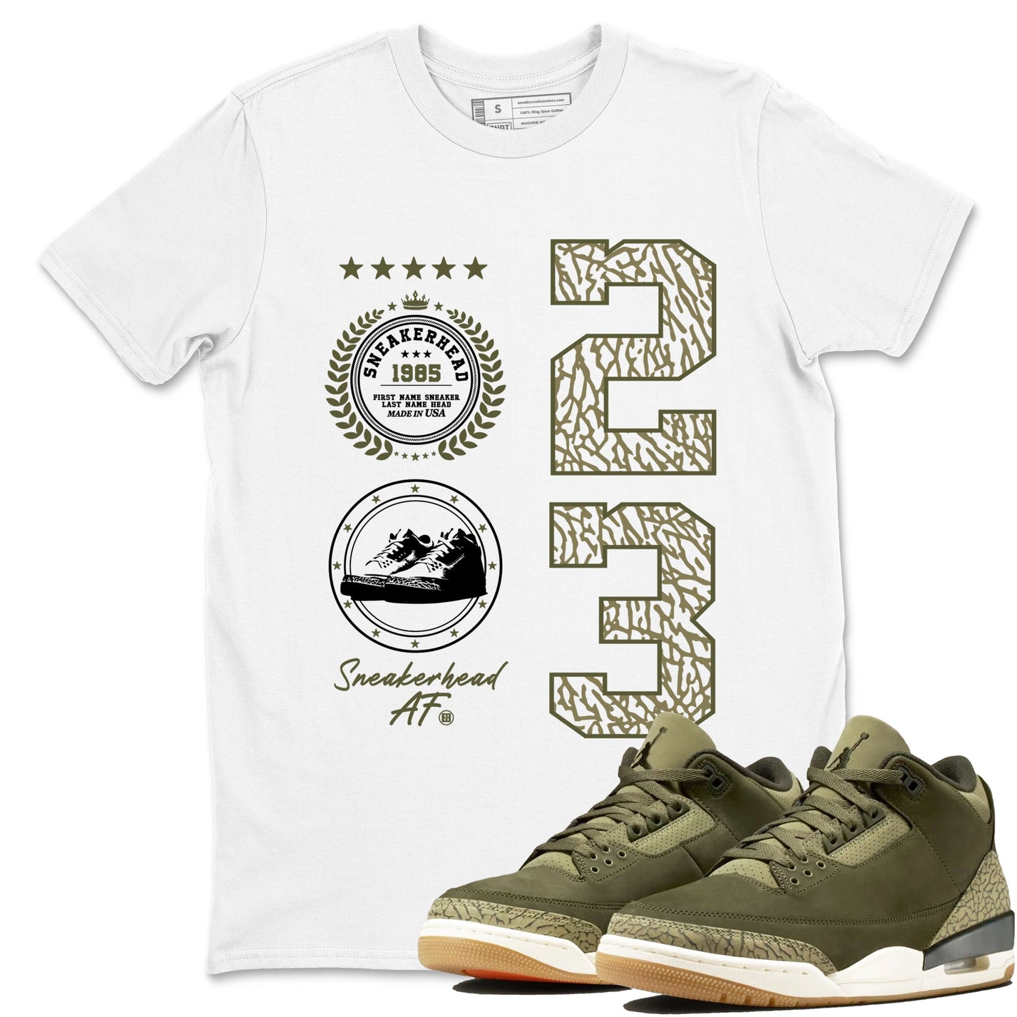 Air Jordan 3 Family Affair | Sneaker Emblem Graphic Tee for ...
