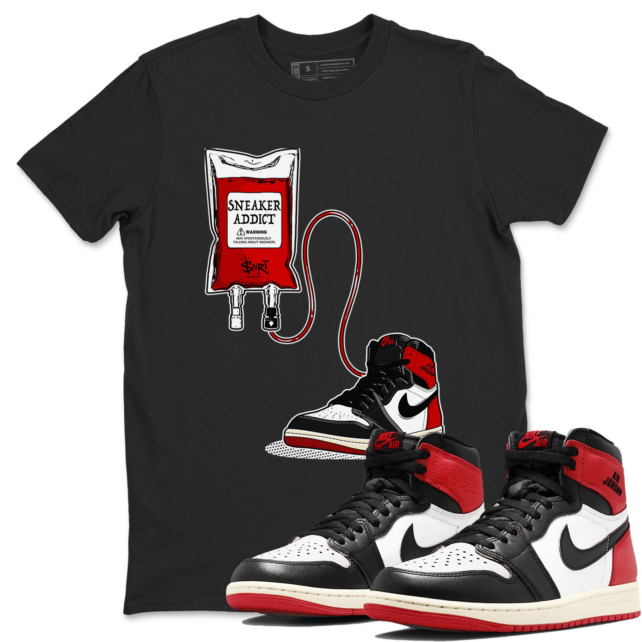 Air Jordan 1 Black Toe Reimagined | Sneaker Therapy Unisex Shirt | SNRT ...