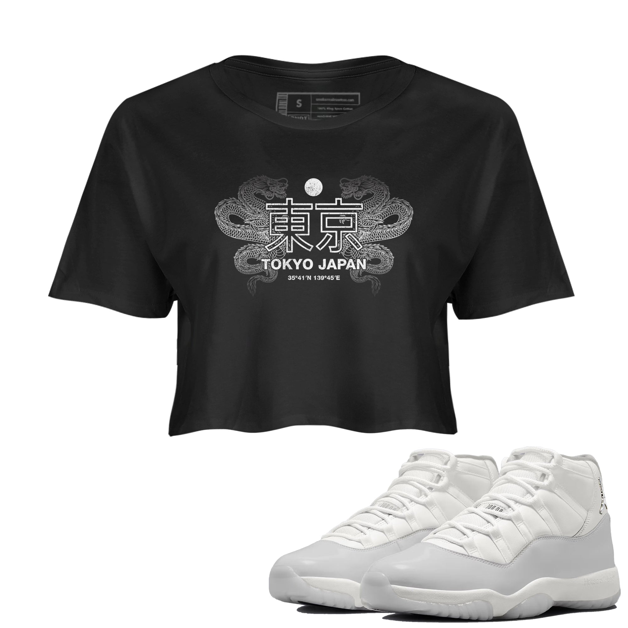 Air Jordan 11 Grand Finale | Tokyo Dragons Crop Tee for Sneakerheads ...
