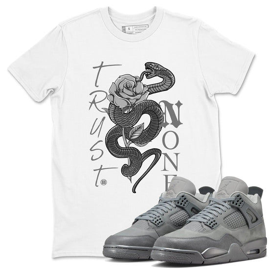 Air Jordan 4 Wet Cement | Trust None Unisex Shirt | SNRT Sneaker Tees ...