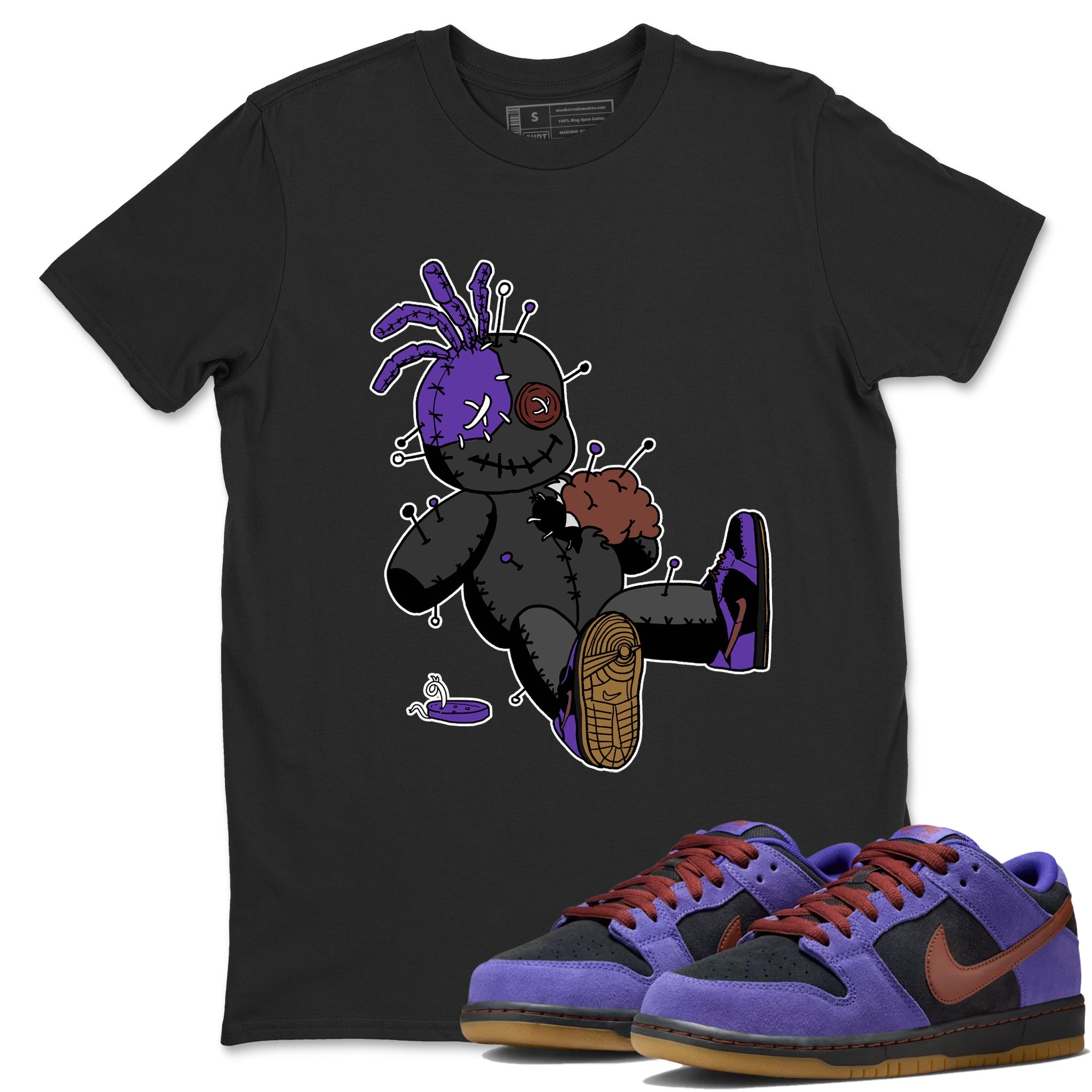 Dunk Low Persian Violet | Voodoo Doll Graphic Tee for Sneakerheads ...