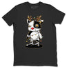 Cyborg Reindeer Unisex Tops - Air Jordan 12 Royalty | SNRT Sneaker T-shirts