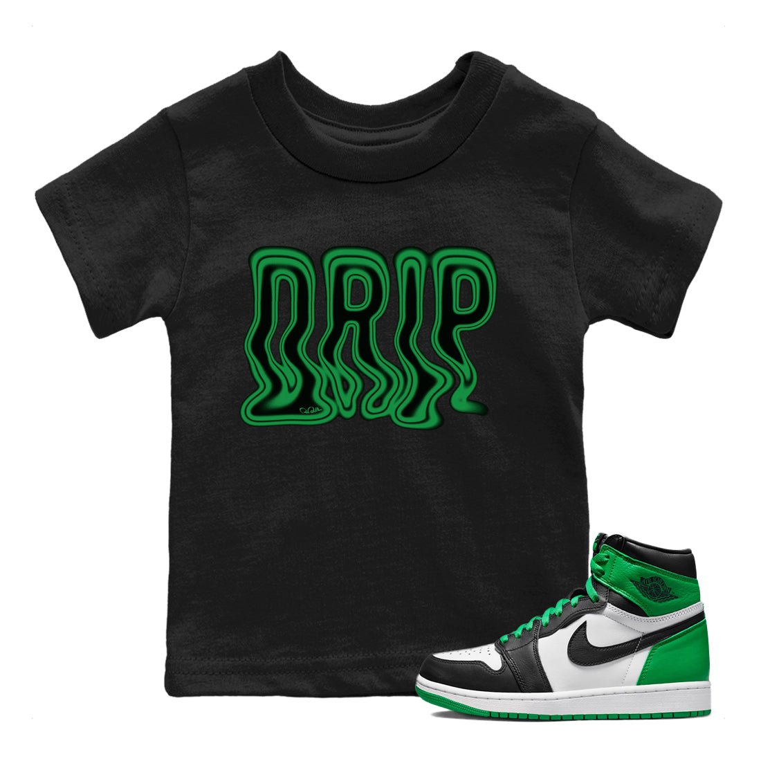 Drip Kids Tops - Air Jordan 1 Celtics | SNRT Sneaker T-shirts