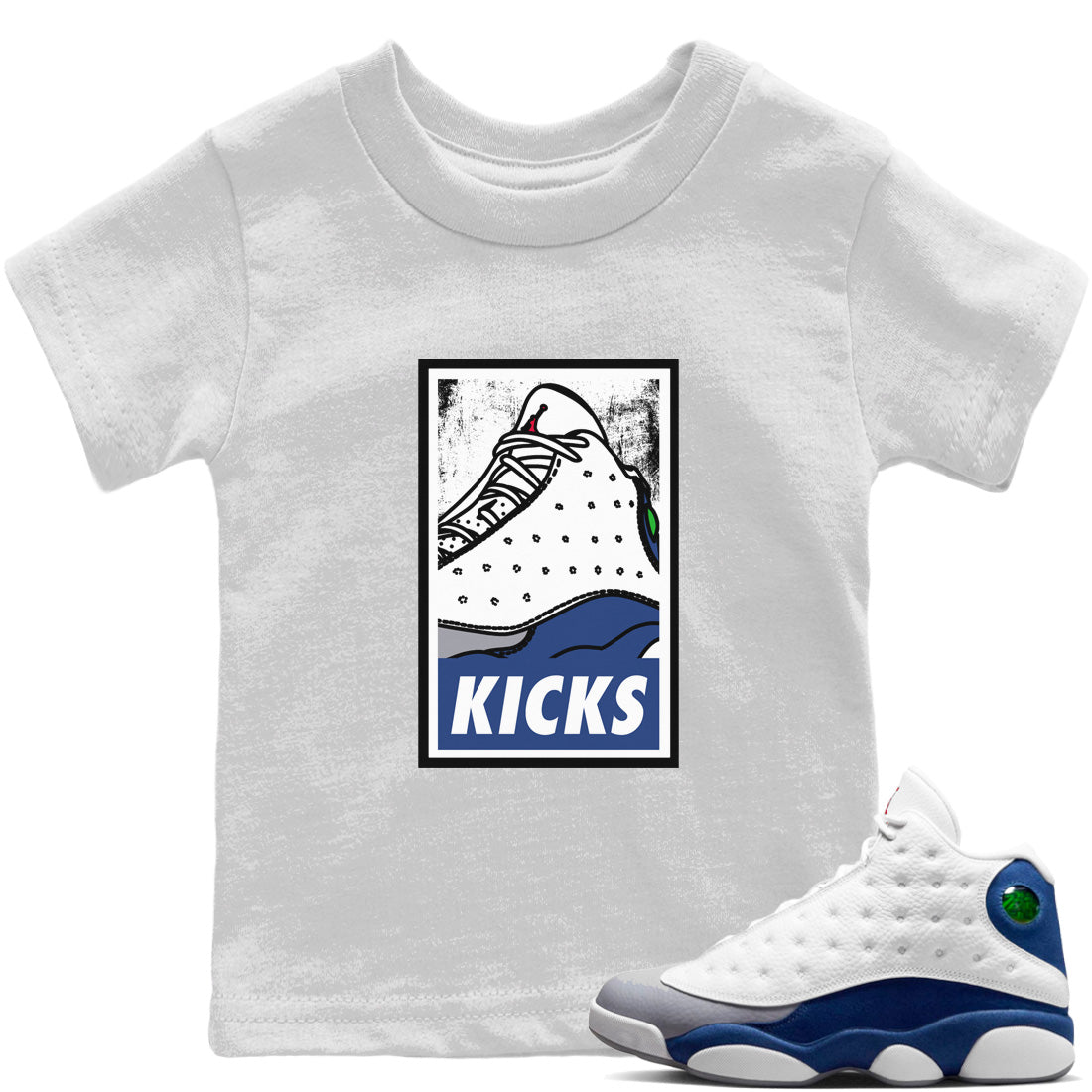 Jordan 13 French Blue | KICKS Kids Shirts | SNRT Sneaker Tees - SNRT ...