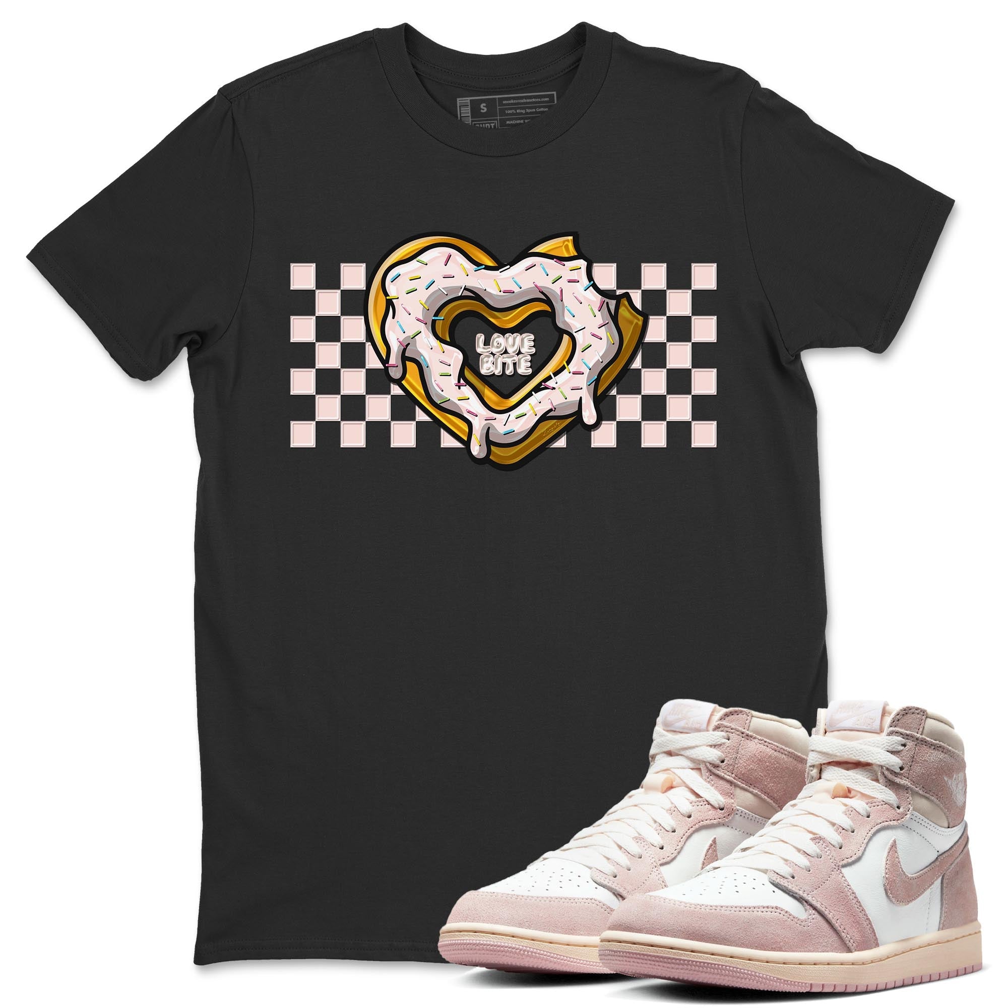 Air Jordan 1 Washed Pink | Love Bite Unisex Shirts | SNRT Sneaker Tees ...