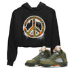 Peace Sign SNRT Sneaker Women's Top - Air Jordan 5 Olive | SNRT Sneaker ...