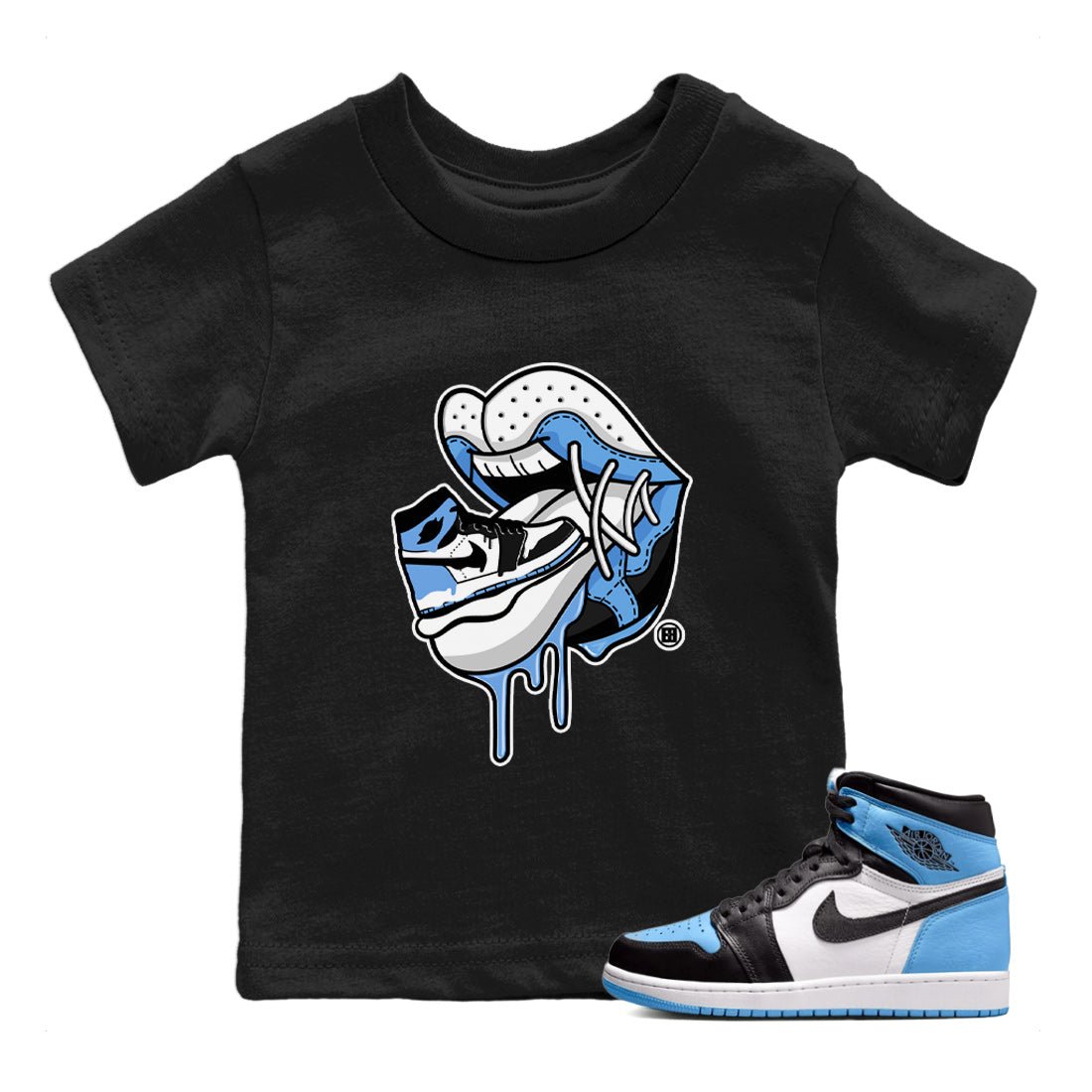 Jordan 1 High OG UNC Toe | Sneaker Addiction 2 Kids Shirts | SNRT ...